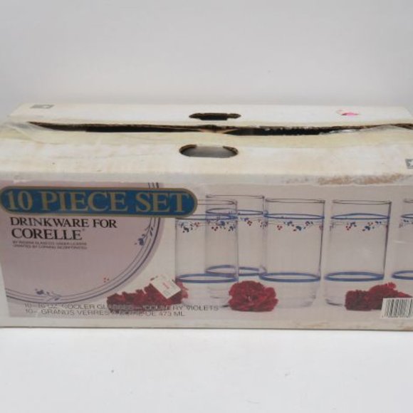 Corning Corelle | Dining | Corning Corelle Country Violets Pc Beverage ...